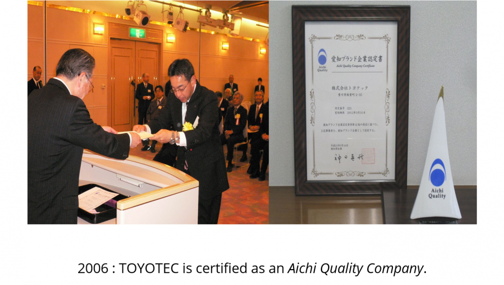 Company History of TOYOTEC Co., Ltd